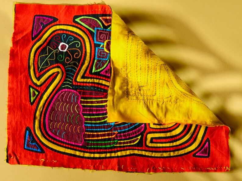 Handmade Kuna Mola Art - Authentic and Unique Home Decor Piece50 - Etsy