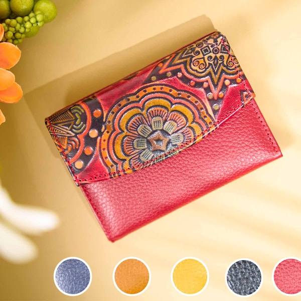 Hand Painted Wallet - Etsy