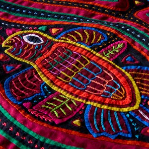 Handmade Kuna Mola Art - Authentic and Unique Home Decor Piece21 - Etsy