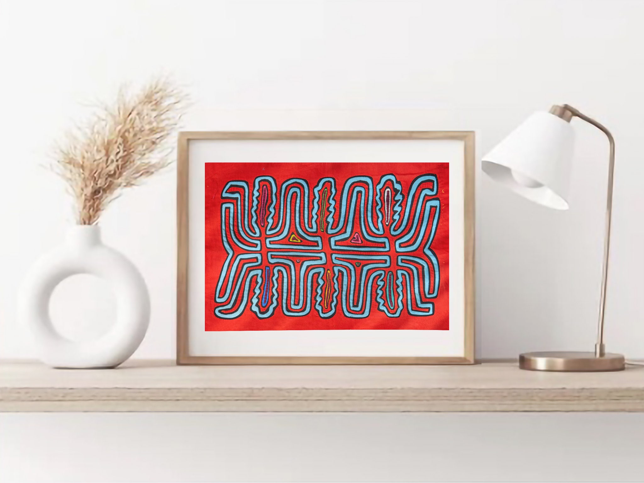 Handmade Kuna Mola Art - Authentic and Unique Home Decor Piece - Etsy