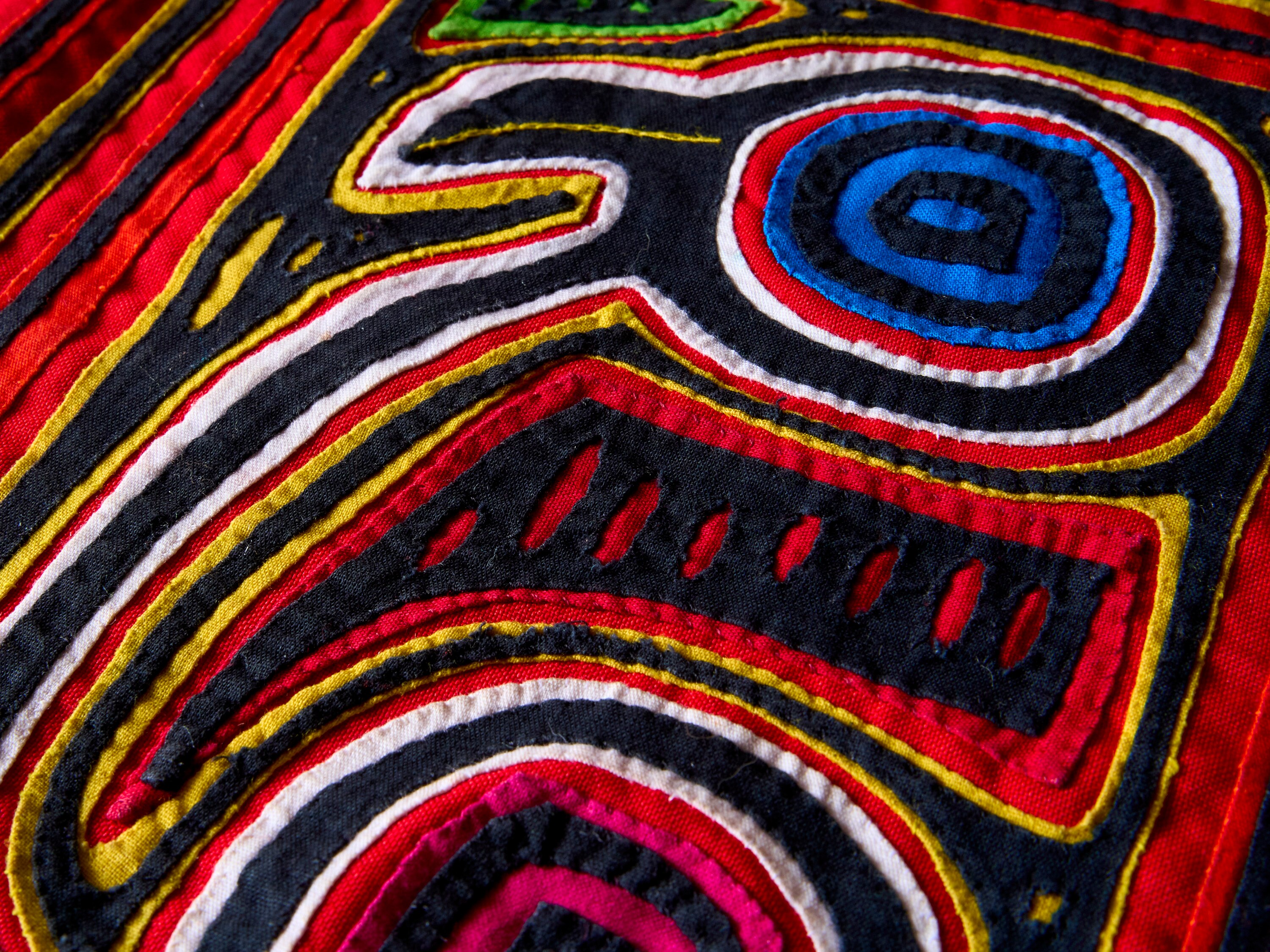 Handmade Kuna Mola Art - Authentic and Unique Home Decor Piece24 - Etsy