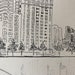 Never Forget 9/11 Memorial New York City Skyline patriotic Ink Drawing ...