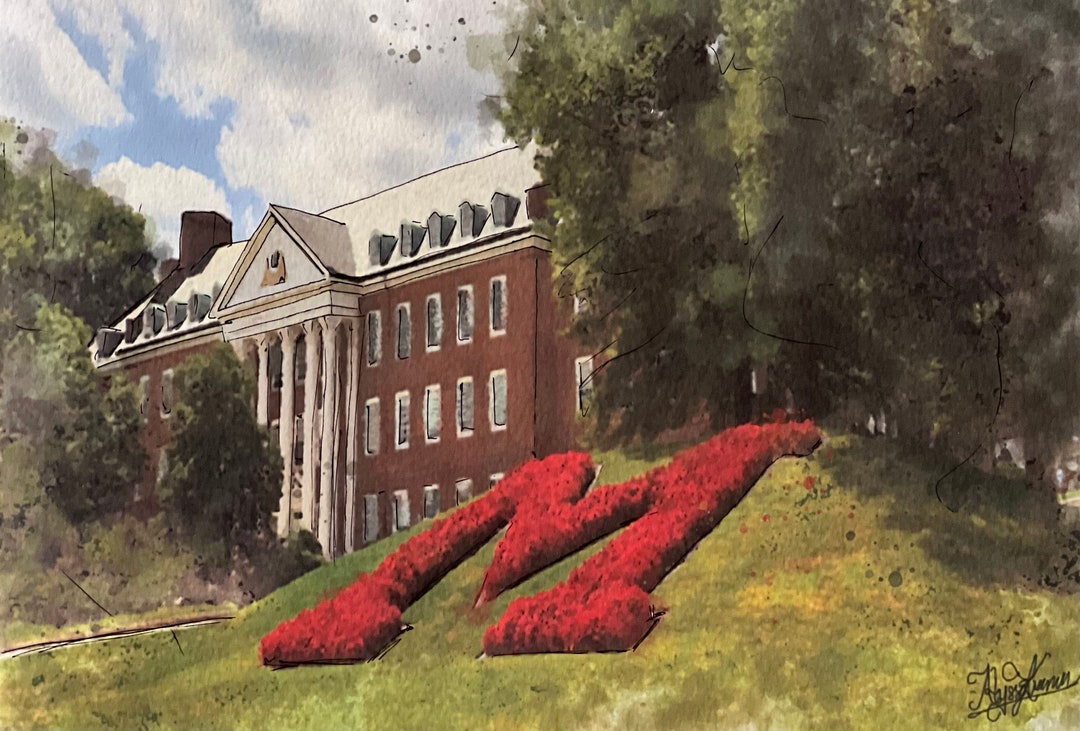 University of Maryland, College Park Dorm Decor, Graduation Gift ...