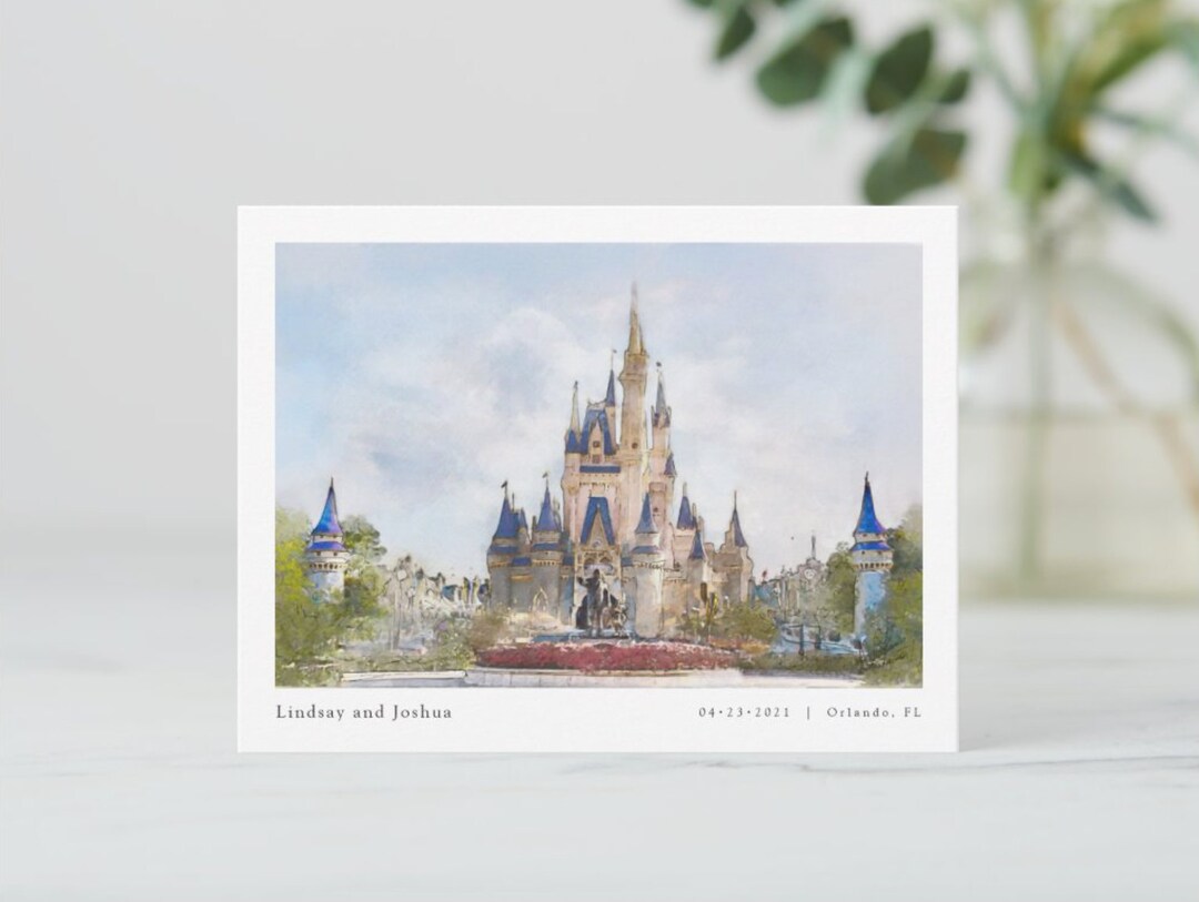 Custom Wedding / Engagement Postcards (unique, One of a Kind, Handmade ...