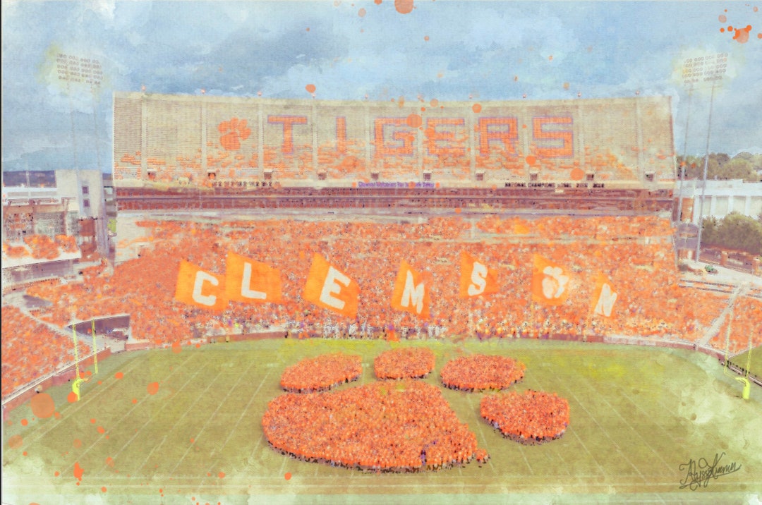 Clemson University Tigers, College Dorm Decor, Graduation Gift (alumni ...