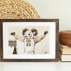 VCU Ram, College Dorm Decor, Graduation Gift - Virginia Commonwealth ...