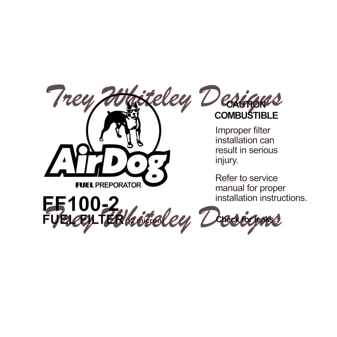 Airdog Fuel Filter SVG/PNG - Etsy