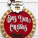 Handcrafted Wooden Christmas Countdown Sign With Rotating Number Wheel ...