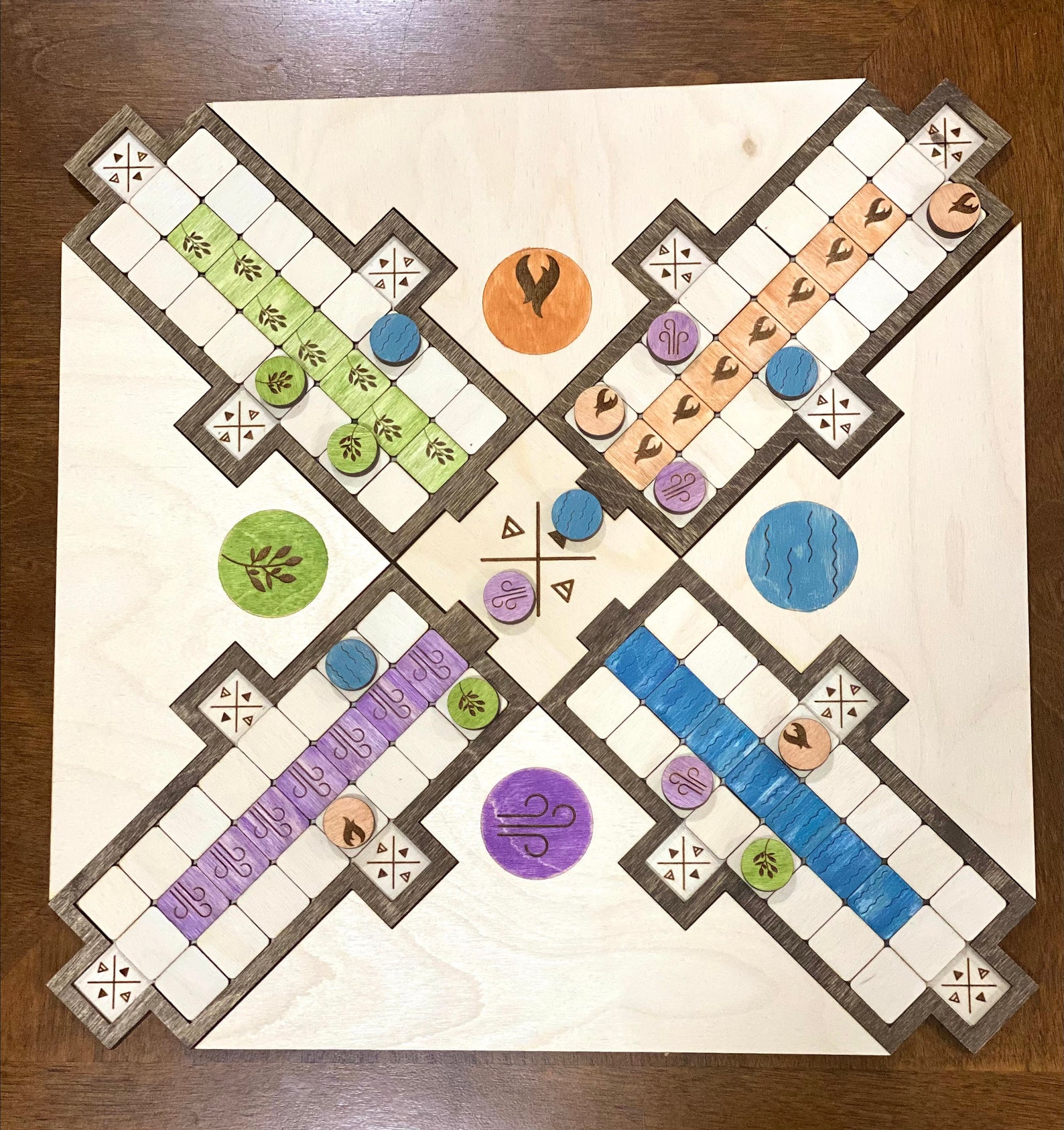 Parcheesi - Ludo - Gifts - 4 Elements Game - Boardgame - Pachisi - Ludo ...