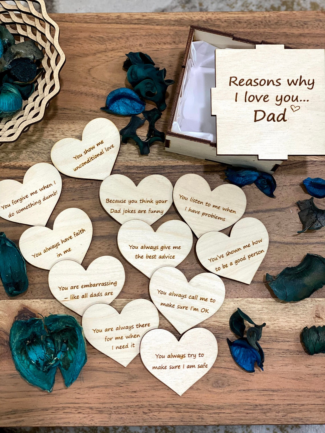 10 Reasons Why I Love You Father's Day Gift For Dad | Etsy