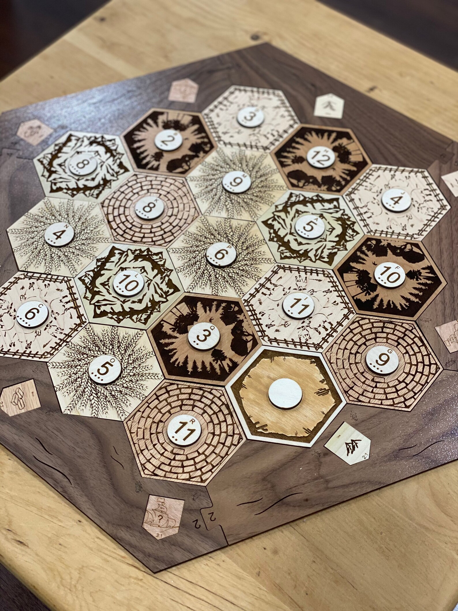 Exquisite Custom Hardwood Board - Deluxe Board Game - Personalized ...
