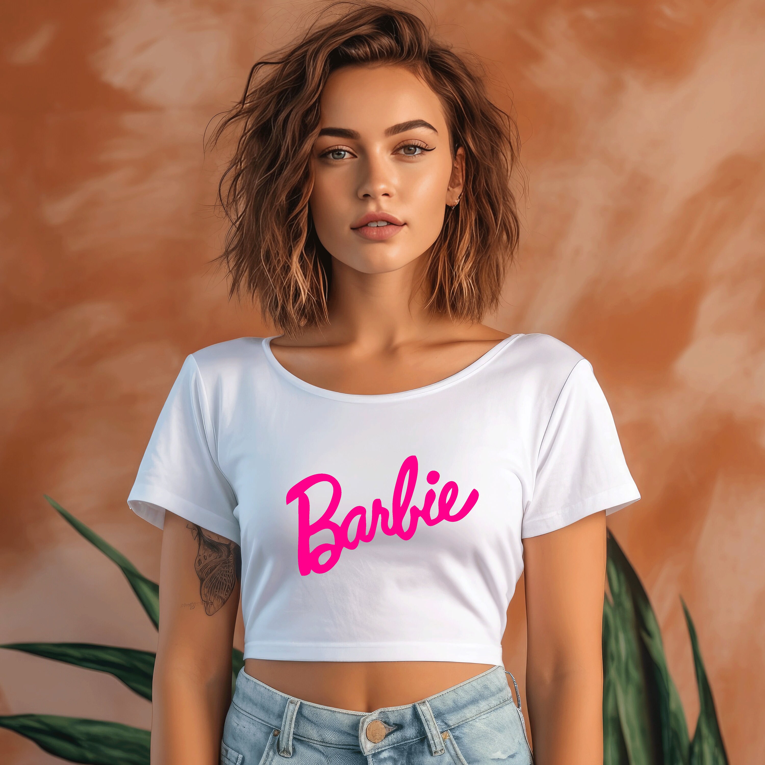 Look Like Barbie Smoke Like Marley Crop Top
