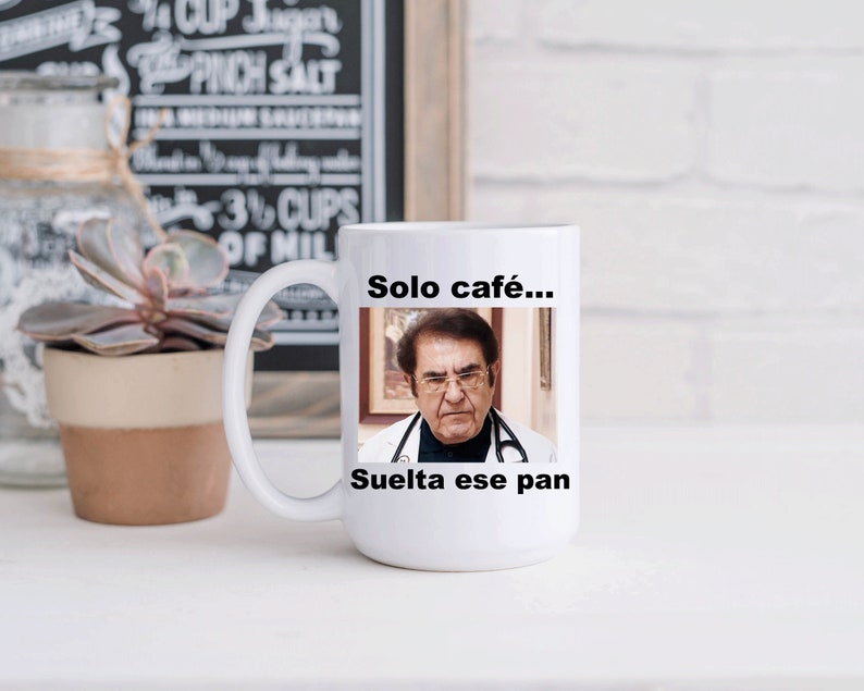 Solo café suelta ese pan Dr Nowzaradan mug coffee mug - Etsy España