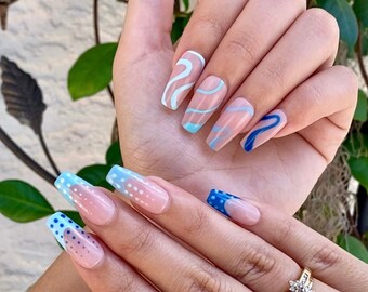 Mismatch Nails | Etsy
