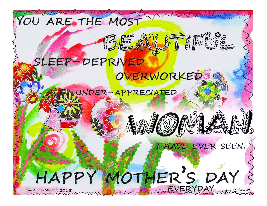 Mother's Day Tea Towel - Etsy