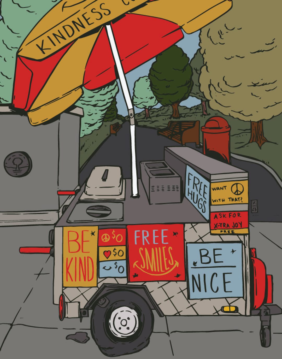 Kindness Counts Cart - Etsy