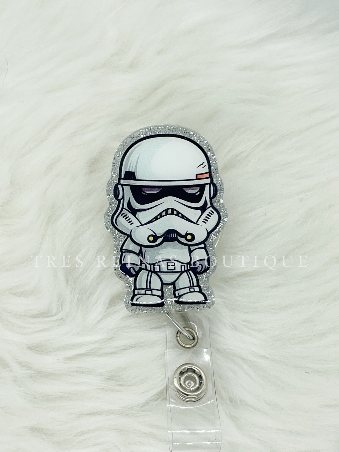 Storm Suit Man Badge Reel, Trooper Badge - Etsy
