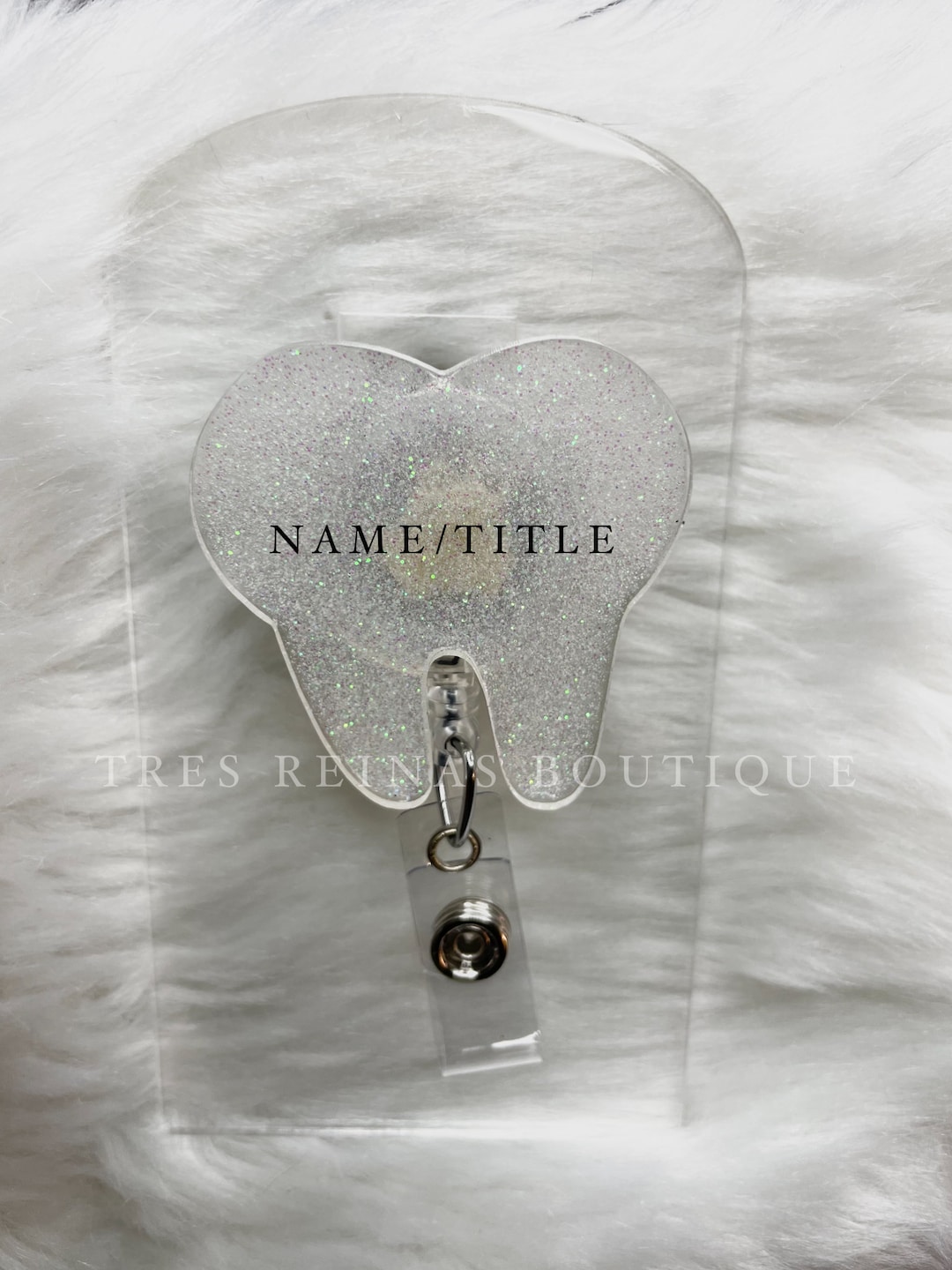 Personalized Tooth Badge Reel, Cute Dentistry Badge, Dental Assistant ...