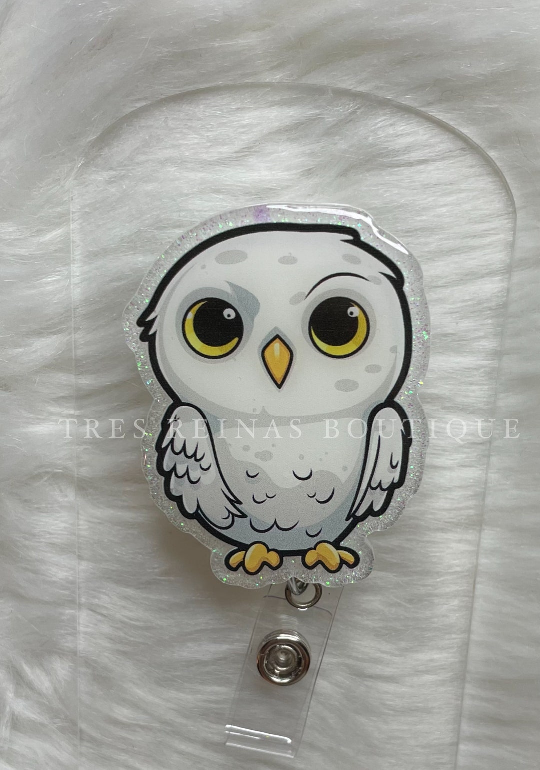 Owl Badge Reel, Wizard Badge - Etsy