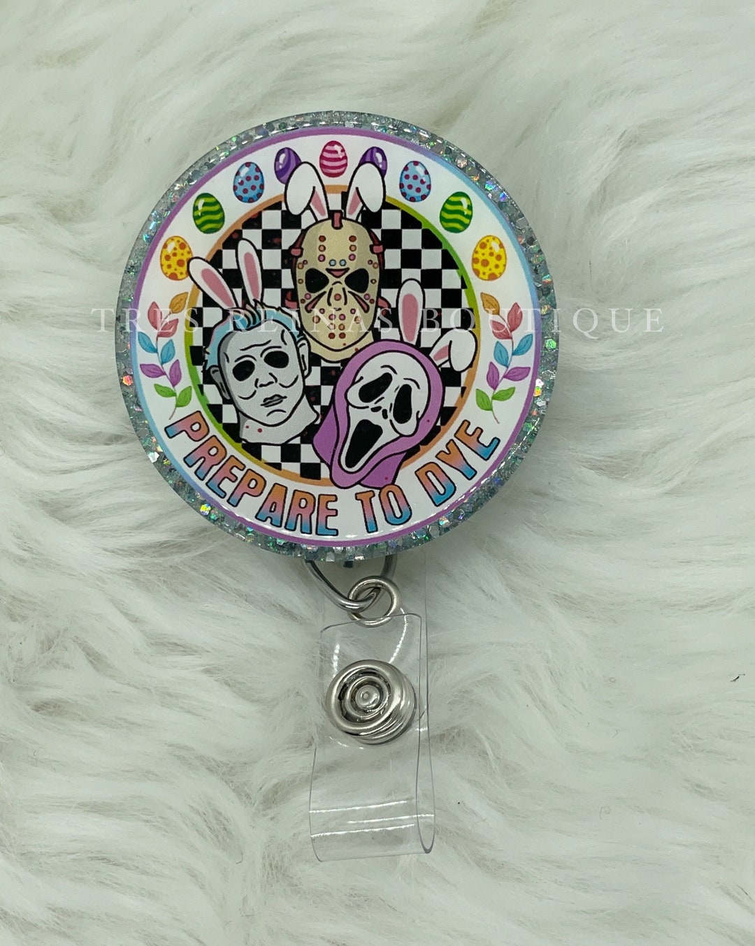 Horror Easter Badge Reel, Prepare to Dye Badge, Fall Boys Badge - Etsy