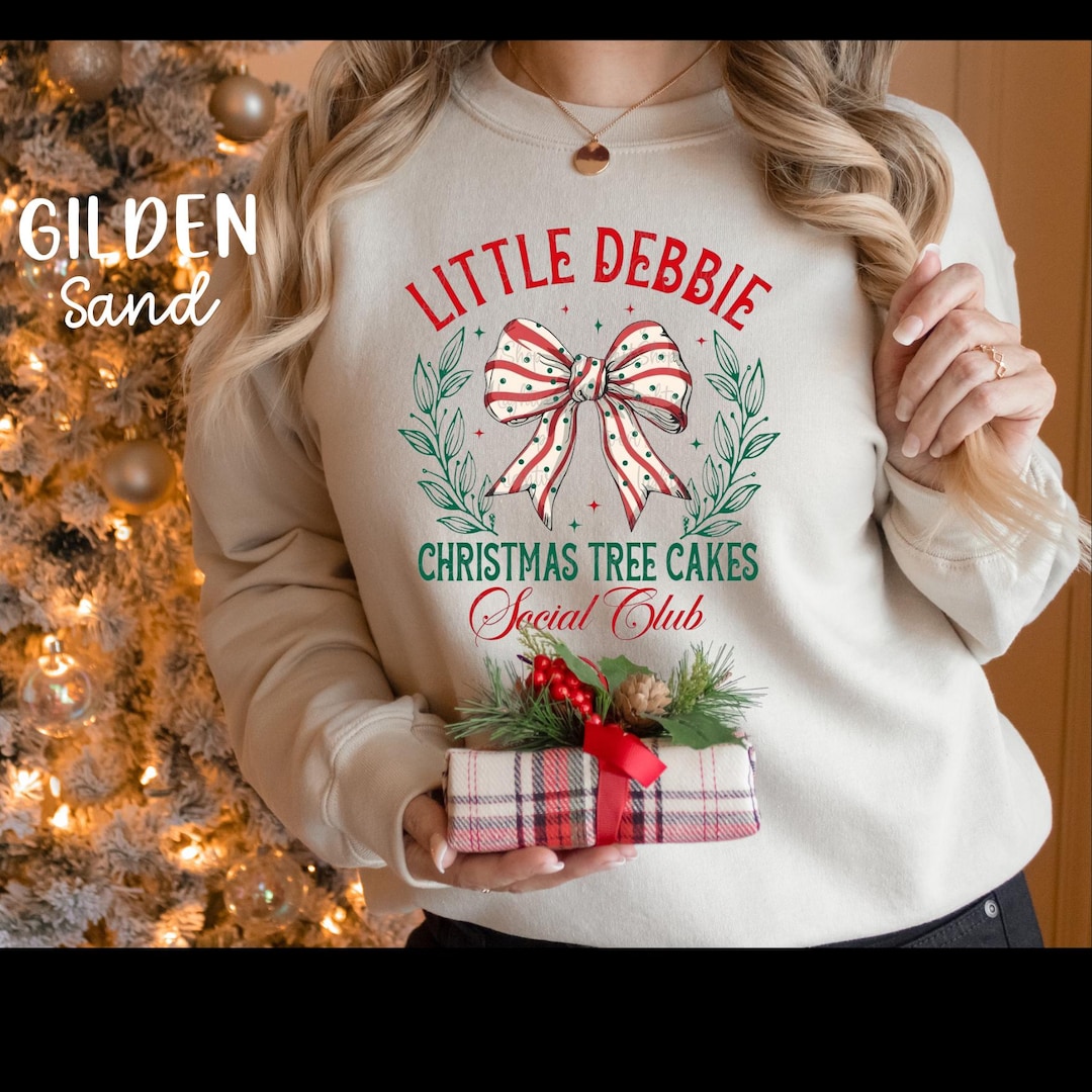 Little Debbie Christmas Tree Sweatshirt, Littledebbietreecakes, Little ...