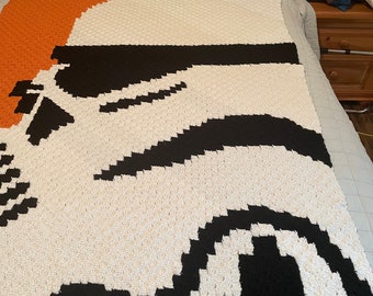 Stormtrooper Crochet Blanket Pattern - Etsy