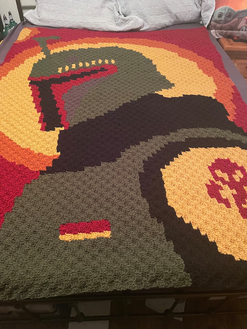 Twin Sunset Afghan - Etsy