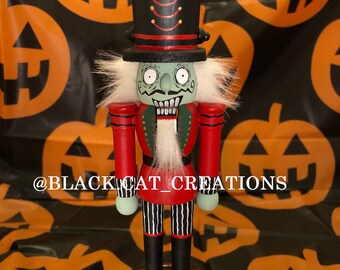 Haunted Mansion Hand Painted Christmas Nutcracker - Nightmare Before ...