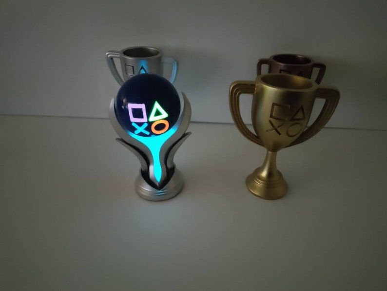 3D Printed Playstation 5 Game Achievement Trophies| Gamer Trophy - Etsy