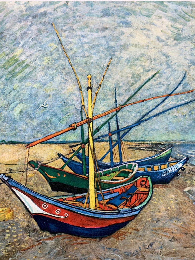 1960 Vincent Van Gogh Lithograph Large Size 35,5x43cm - Etsy