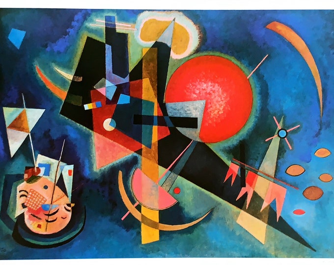 Wassily KANDINSKY Original Lithograph Limited Edition 1965 W/frame ...