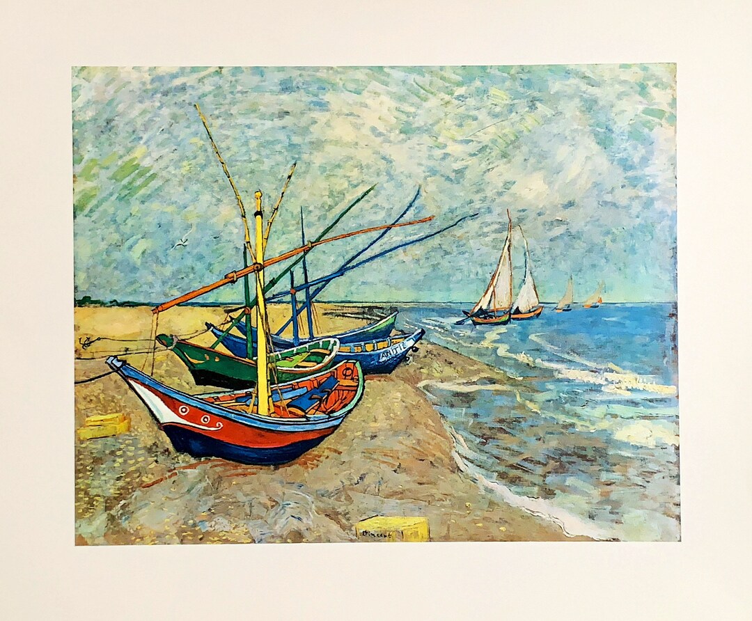 1960 Vincent Van Gogh Lithograph Large Size 35,5x43cm - Etsy