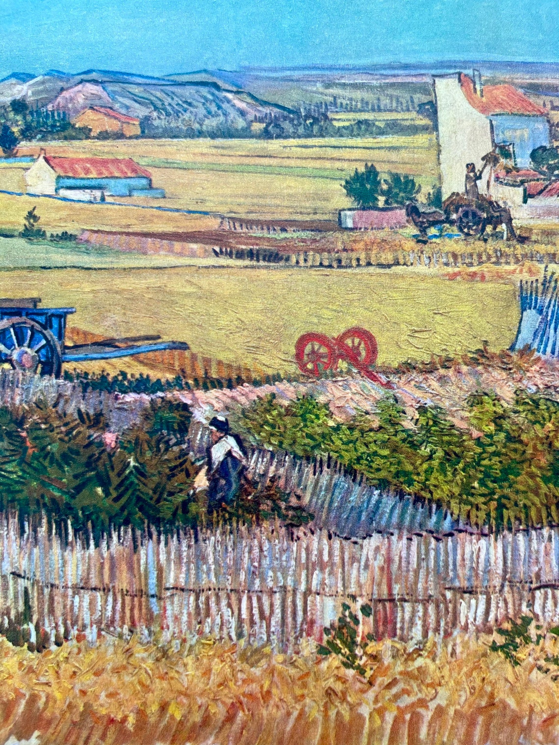 1958 Vincent Van Gogh Rare LITHOGRAPH phototype Seal of the Publishing ...