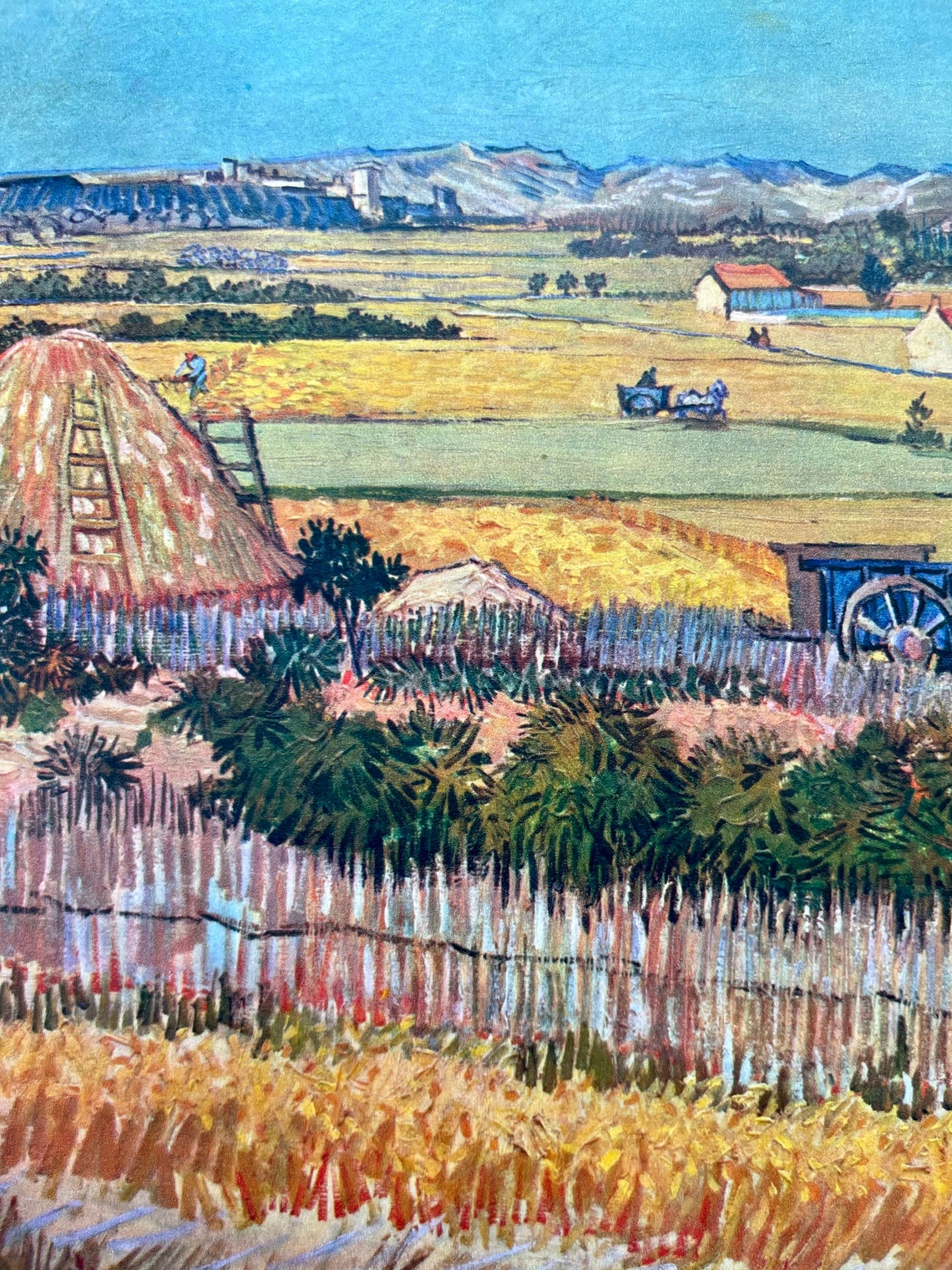 1958 Vincent Van Gogh Rare LITHOGRAPH phototype Seal of the Publishing ...