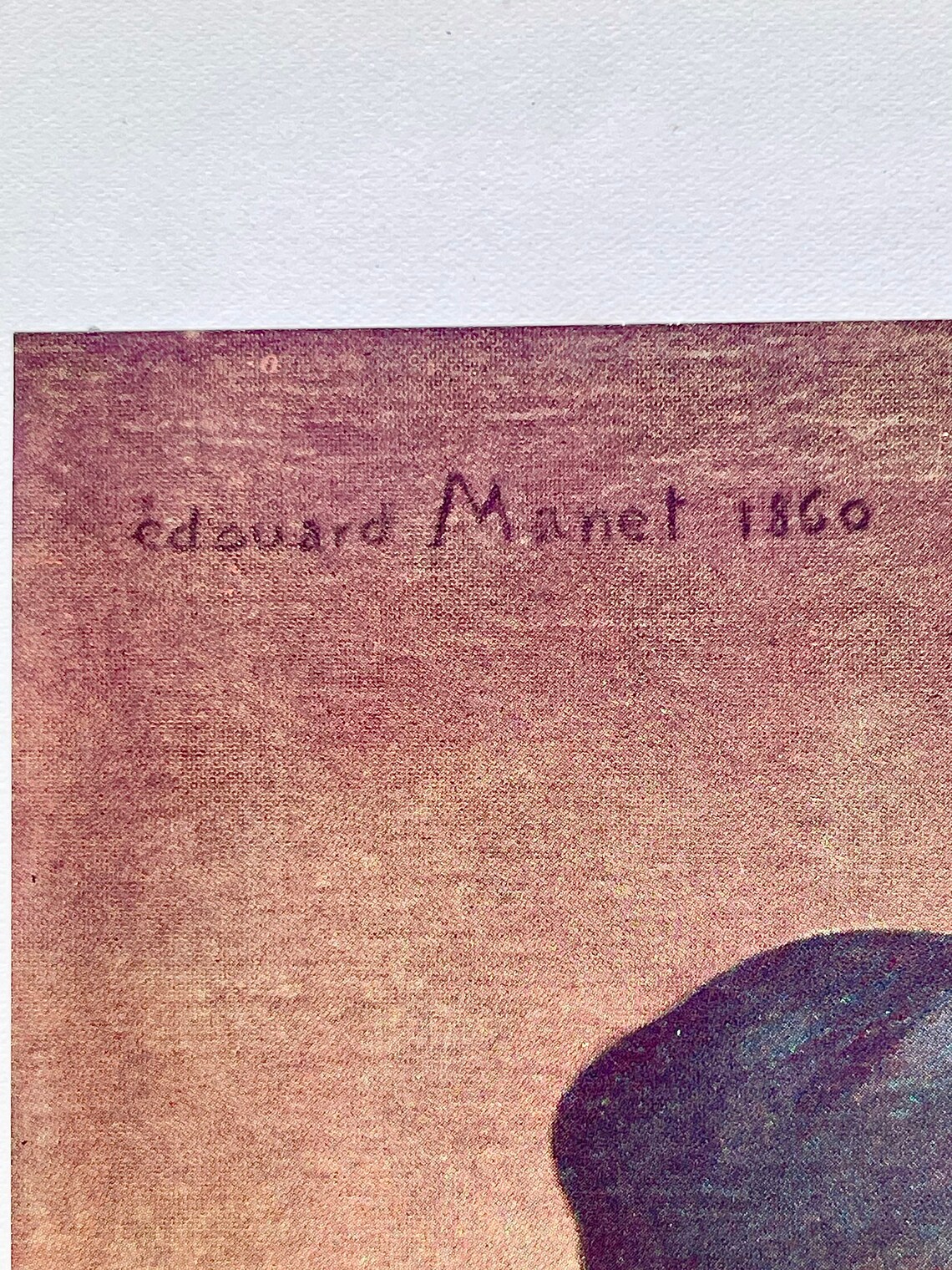 1949 Edouard Manet LITHOGRAPH SIGNED Vintage Rare - Etsy UK