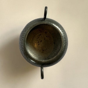 Antique English Pewter Vase Hammered Pewter Objet Knighthood Old ...