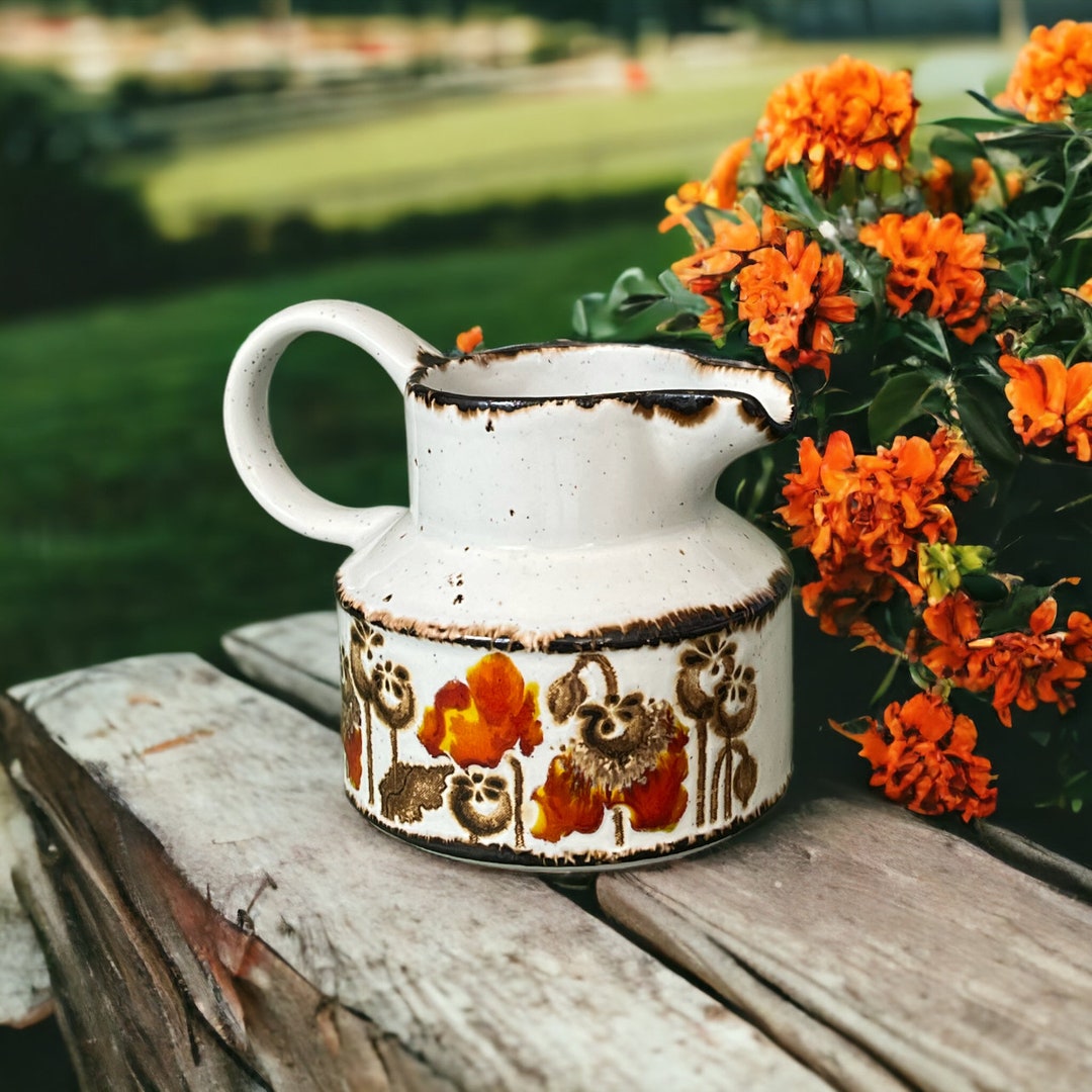 Vintage Milk Jug by Midwinter Rustic Kitchen Decor 1970s - Etsy