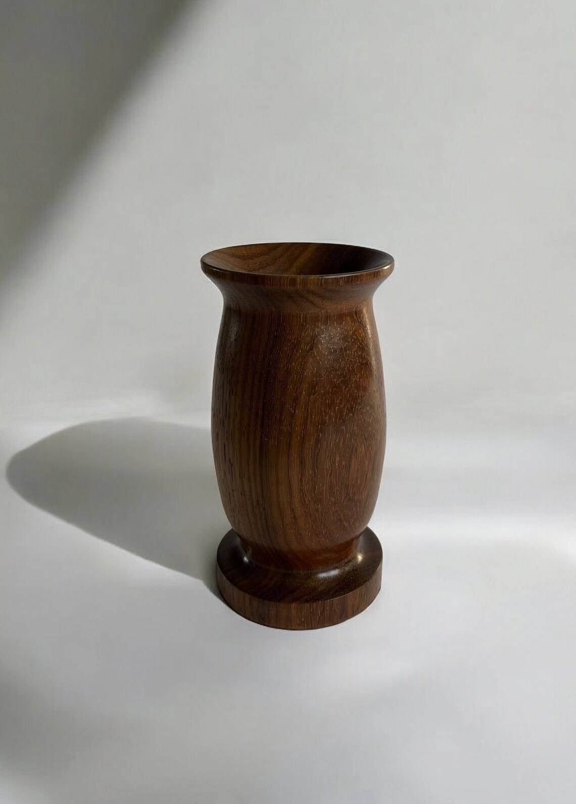 Vintage Scandinavian Vase Dark Wood Bud Vase Hand-turned Vase - Etsy