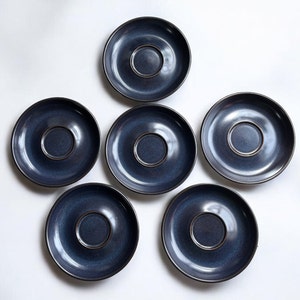 9 Piece Denby Cup & Saucers Set Mid Century Tea Set Denby Coffee Set - Etsy