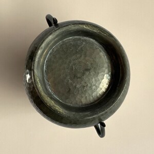 Antique English Pewter Vase Hammered Pewter Objet Knighthood Old ...