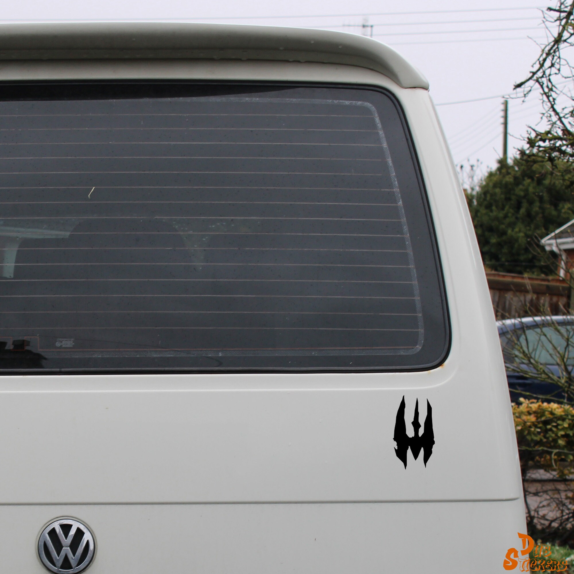 Mandalorian Death Watch Symbol Vinyl Decal Star Wars Campervan Window ...