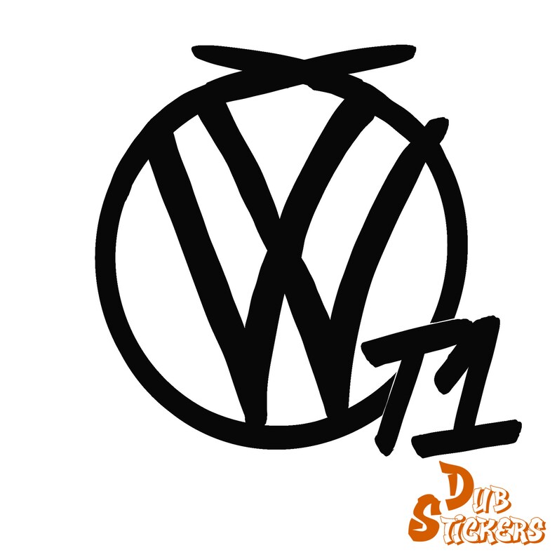 T1 Transporter Decal Vinyl Sticker Campervan Window Decal Vinyl Sticker ...