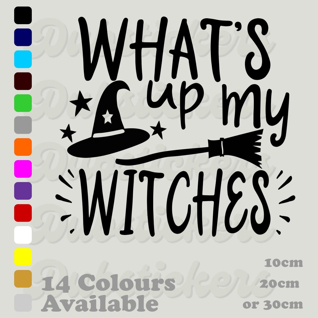 What's up My Witches Decal Compass vanlife Campervan Car Decal Sticker ...