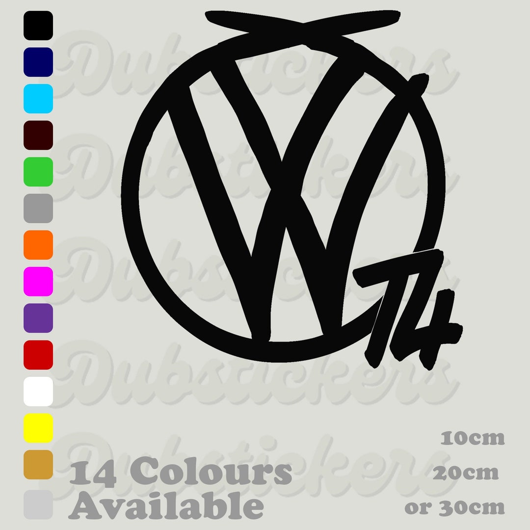 T4 Transporter Vinyl Decal, Waterproof Sticker, Campervan Car Window ...