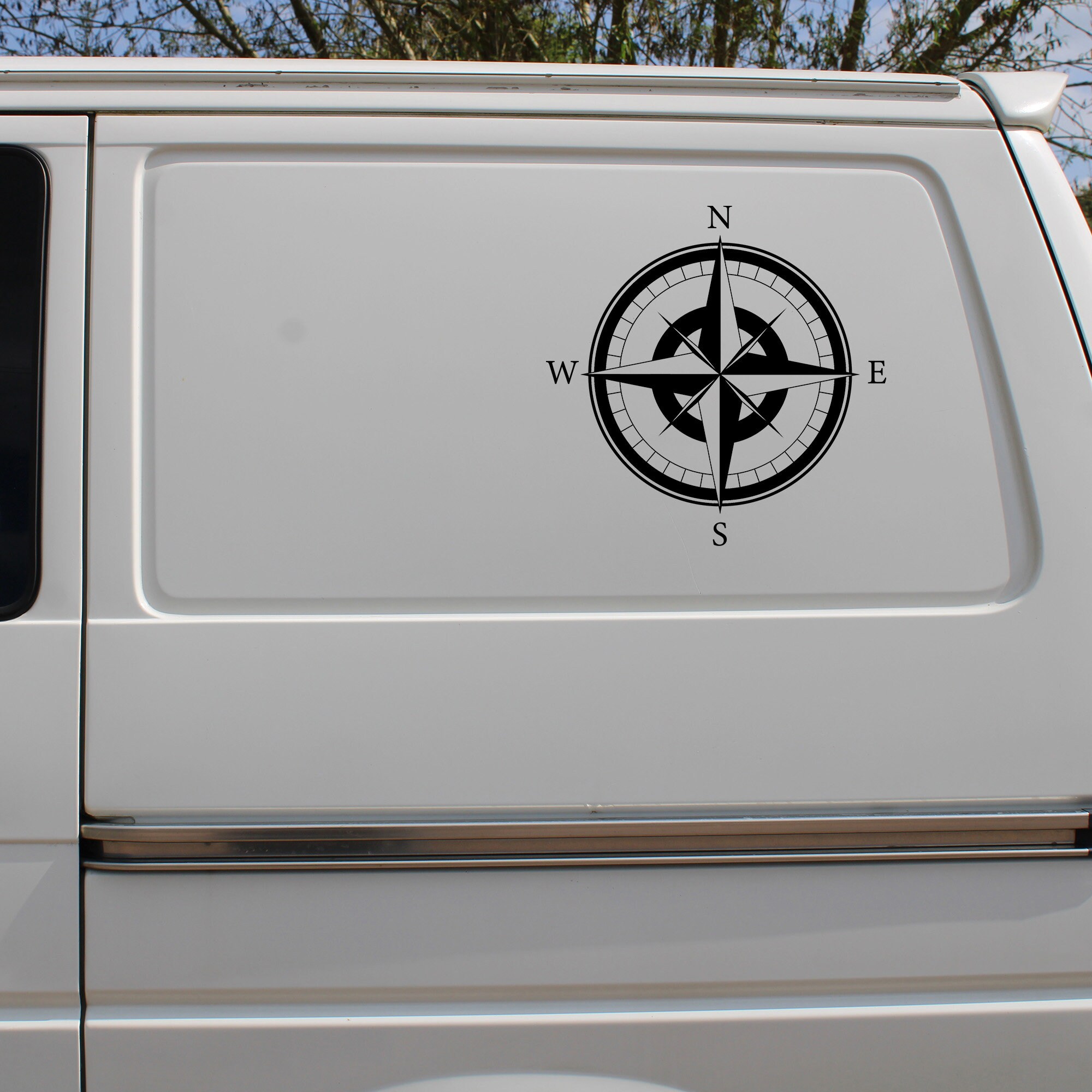 Compass Decal Vanlife Campervan Car Decal Sticker Vinyl Sticker Car ...