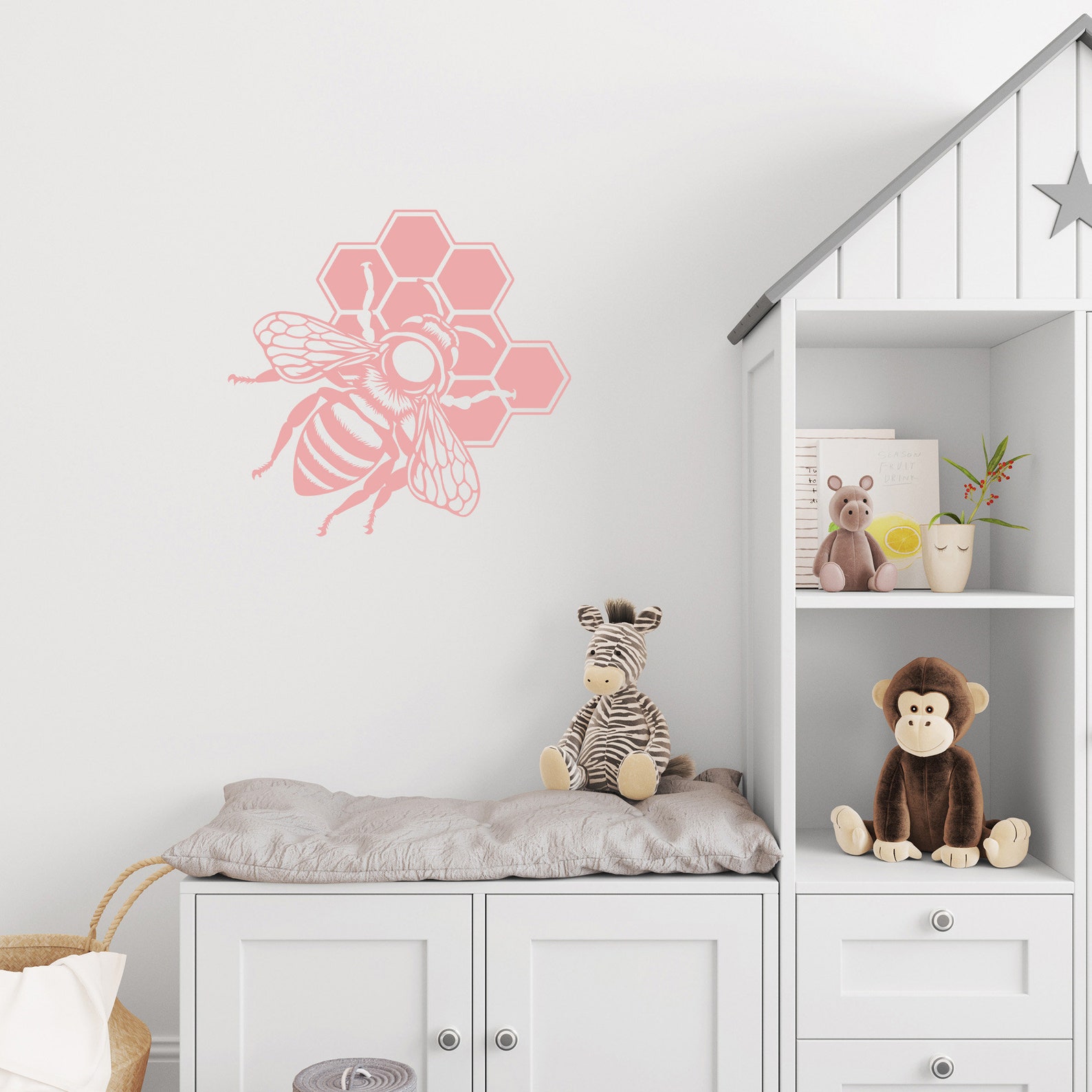 Bee & Honeycomb Decal Vanlife Campervan Car Decal Sticker Vinyl Sticker ...