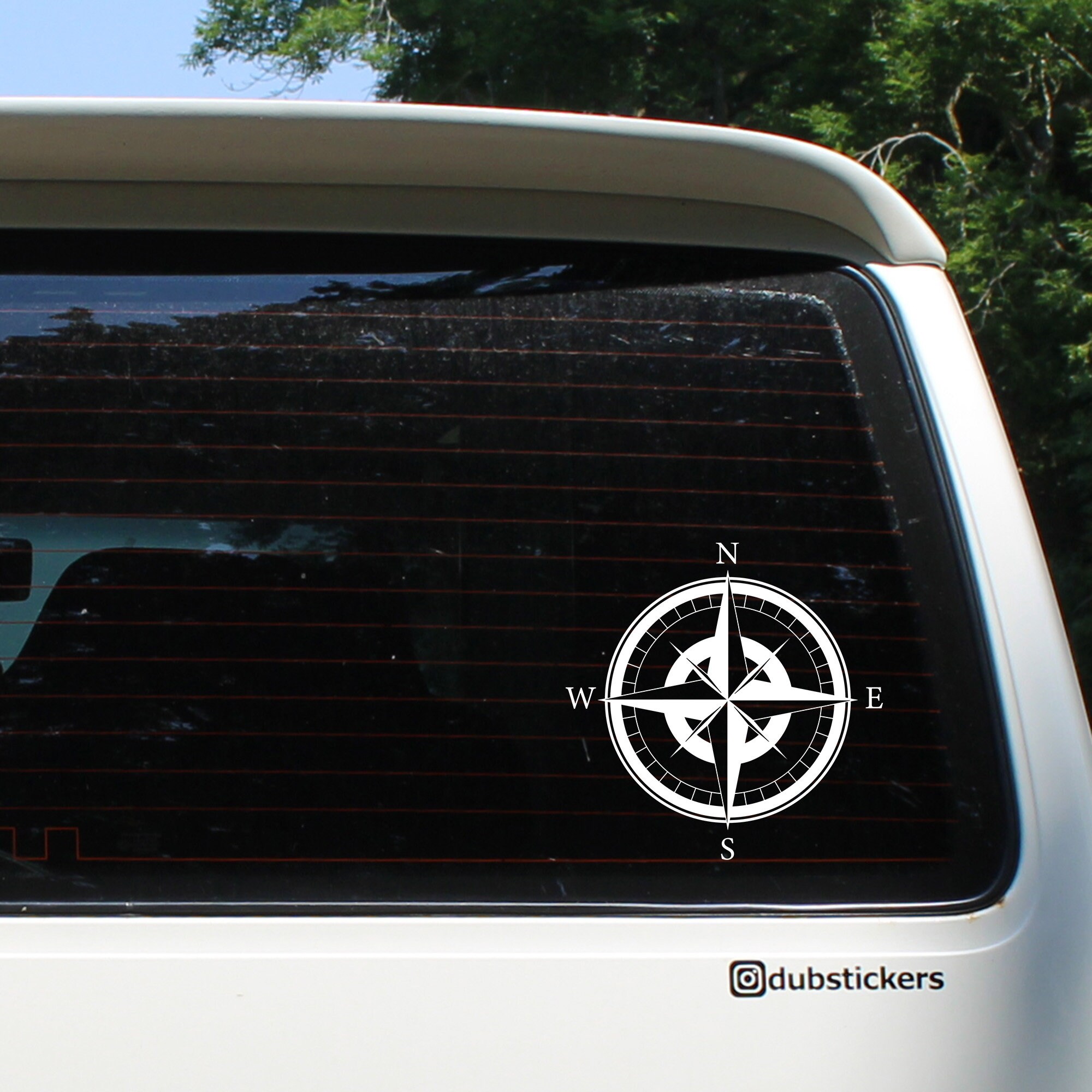Compass Decal Vanlife Campervan Car Decal Sticker Vinyl Sticker Car ...