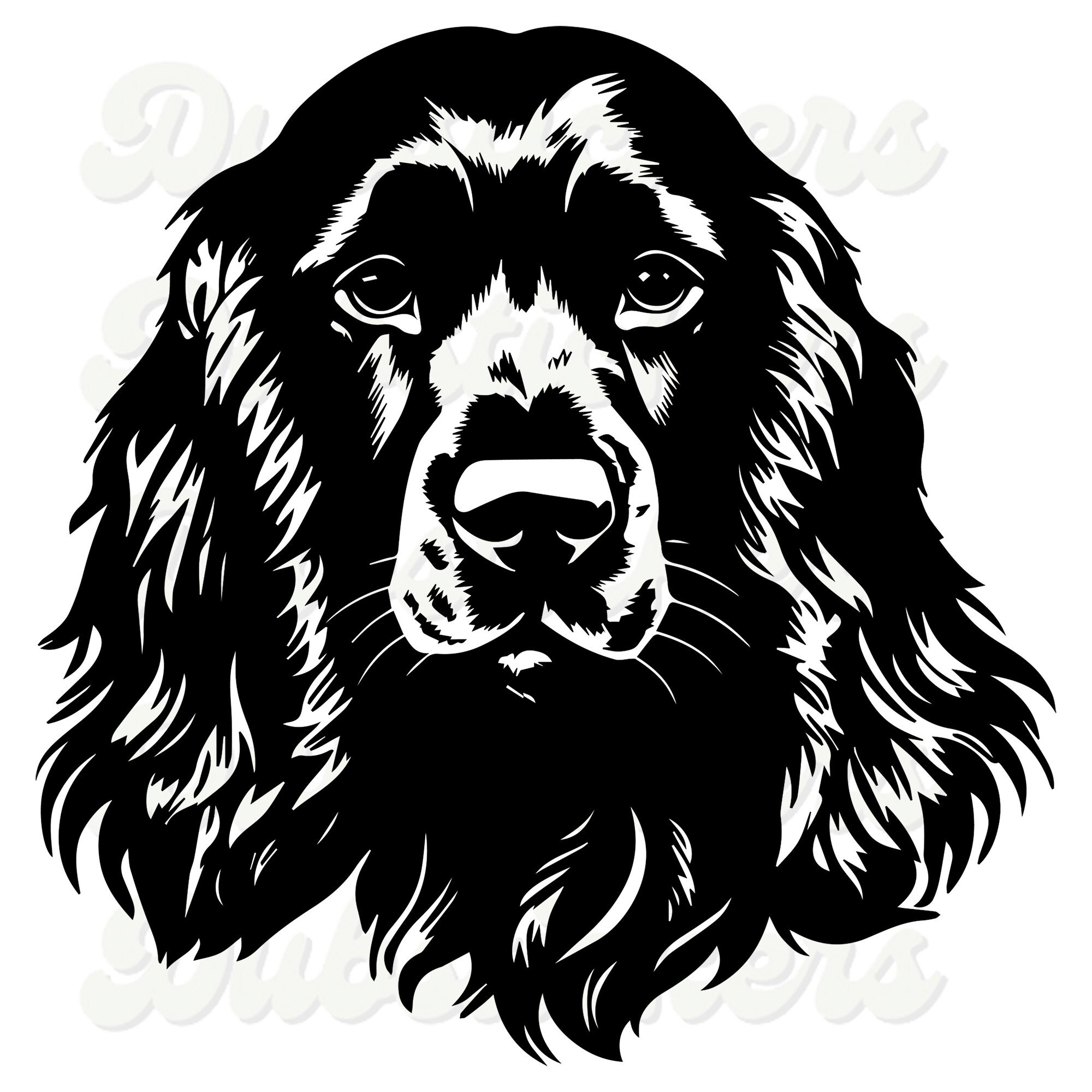 Boykin Spaniel Dog Head Decal Vanlife Campervan Car Decal Sticker Vinyl ...