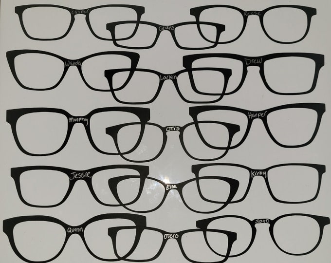Pair Eyewear Try on Cardstock Cutouts - Etsy