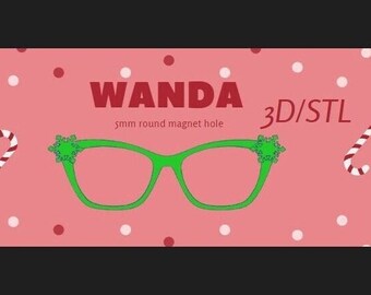 Wanda Pair Eyewear Compatible Frames Topper SVG Digital - Etsy